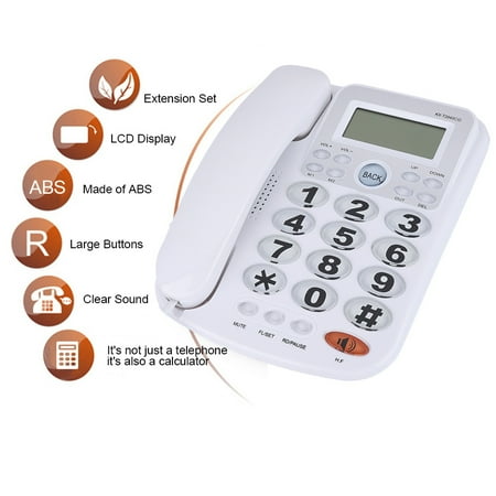 Corded Phone With Answering Machine, Desktop Corded Telephone Corded ...