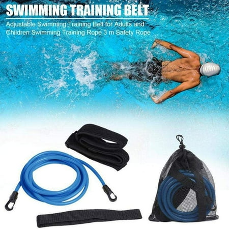 Swim Training Belts,Pool Exercise Equipment Rope,Resistance Bungee ...