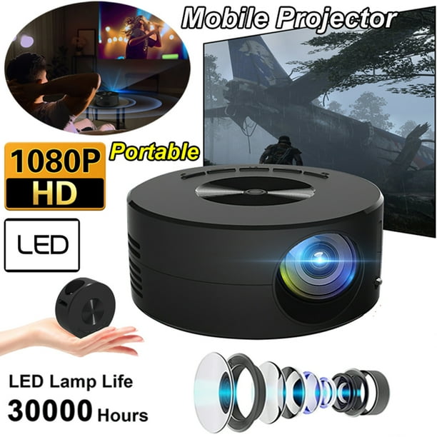 Mini Projector, 1920*1080p HD Home Theater Movie Projector, LED Pico ...