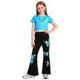 Angala Toddler Clothes Sets Crew Neck Short Sleeve Butterfly Print Tops ...
