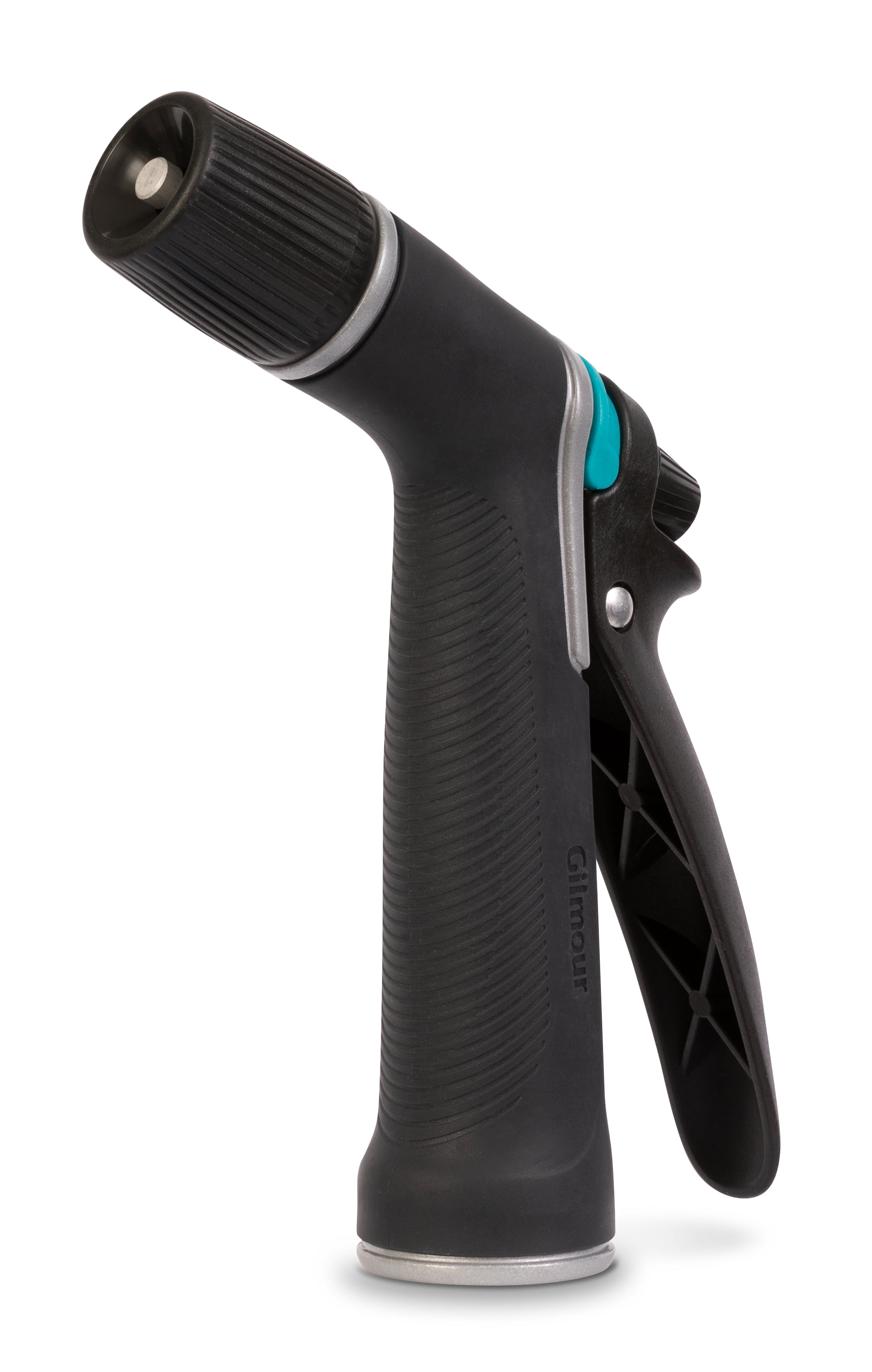 Gilmour Medium Duty Rear Trigger Adjustable Nozzle Onyx - Walmart.com