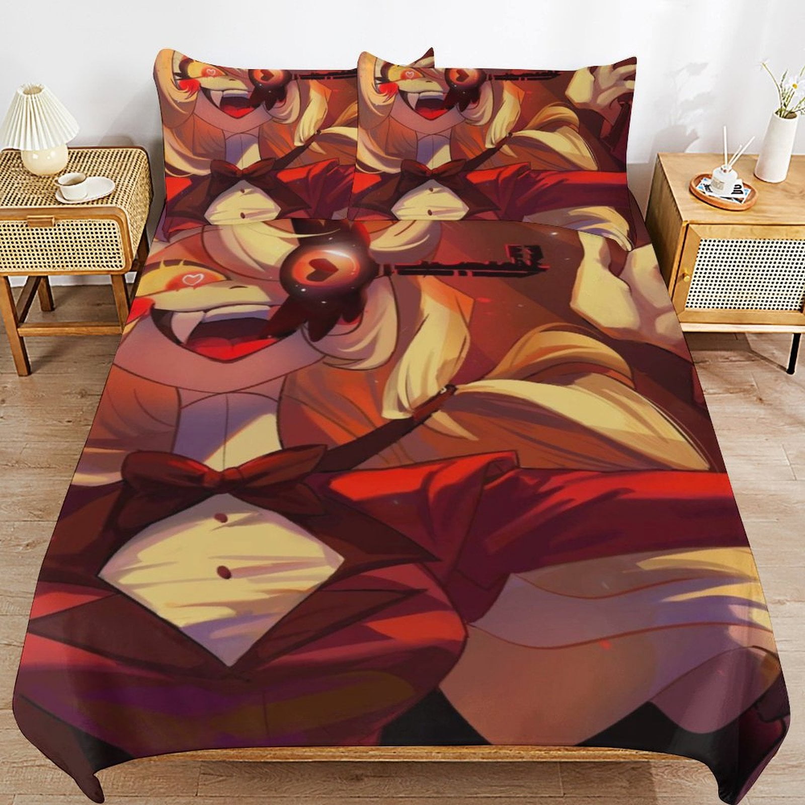 Hazbin Hotel Light Feel Soft Touch Consistent Fabric Smooth Sleep Layer ...