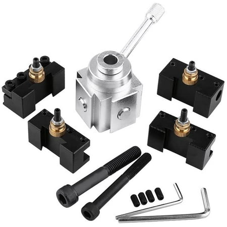 Quick Change Tool Post Set,Aluminum Alloy Mini Lathe Quick Change Tool ...