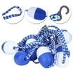 25' Blue and White Safety Pool Rope Kit with 11 Small Buoys - Walmart.com