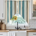 Bohemian Vertical Stripe Swag Valances for Windows 63 inches Long ...