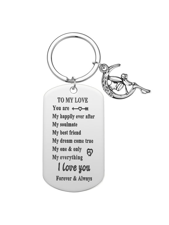 Valentines Day Keychain For Wife Valentines Day Key Chain To The One ...
