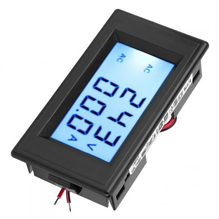Digital Voltmeter, Voltage Meter, Convenient AC Ammeter Dual Display ...