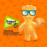 Trident Vibes Sour Patch Kids Sugar Free Gum, Peach Mango, Nut Free, 40 ...
