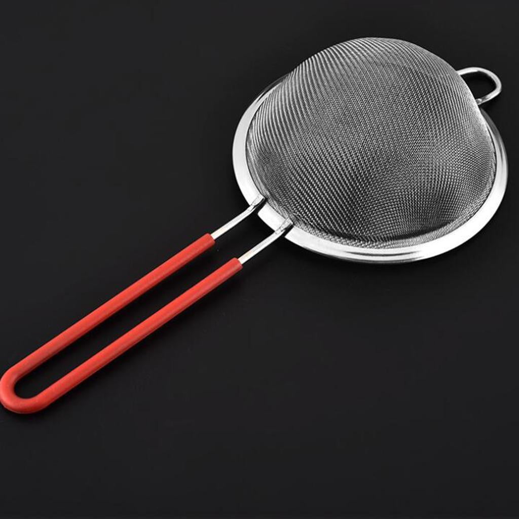 Colador de malla fina Macarena 14cm Acero Inoxidable Plata | Bodega ...