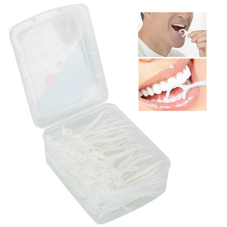 Floss Stick 150pcs Portable Teeth Stain Removal Floss Disposable Floss ...