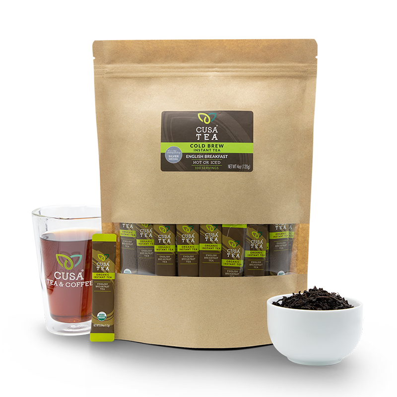 Cusa Tea & Coffee | Premium Instant English Breakfast Tea With Real ...