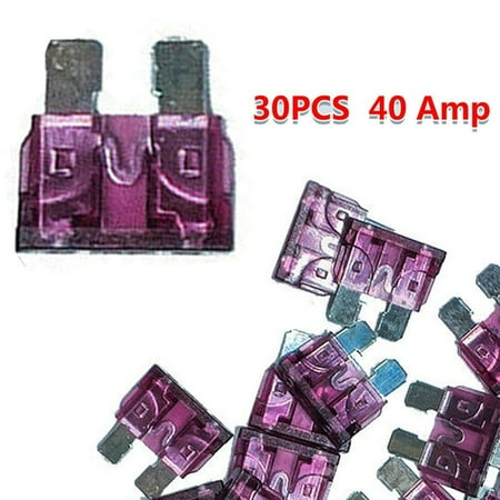 Fuse 40 Amp ATC For Cars Truck SUV Audio Fuses Purple Mostly Used In ...