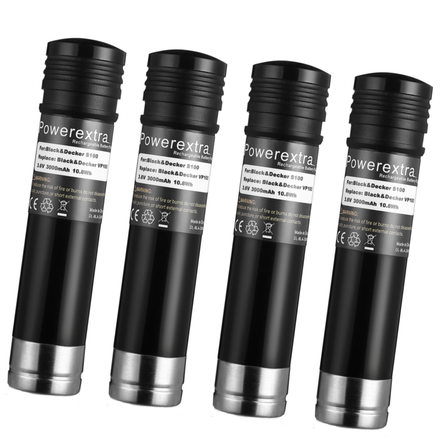 4 Pack 3000mAh 3.6V Batteries for Black & Decker VersaPak VP100 VP105 ...