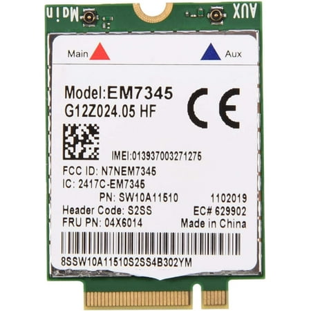 EM7345 04X6014 4G LTE WWAN Card Module for Thinkpad X250 X1C W550 T450 ...