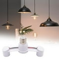 E27 Bulb Socket Adapter with Conversion Function for Connecting Two ...