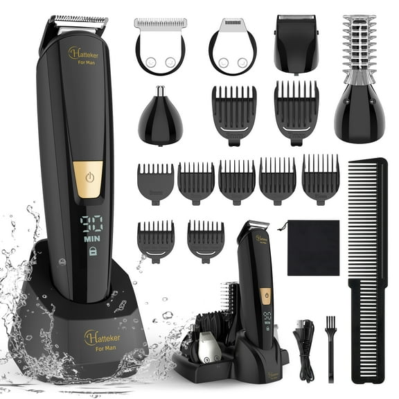 Mens Hair Beard Trimmer Groin Trimmer Mens Kit Razor Groomer 6 in 1 ...
