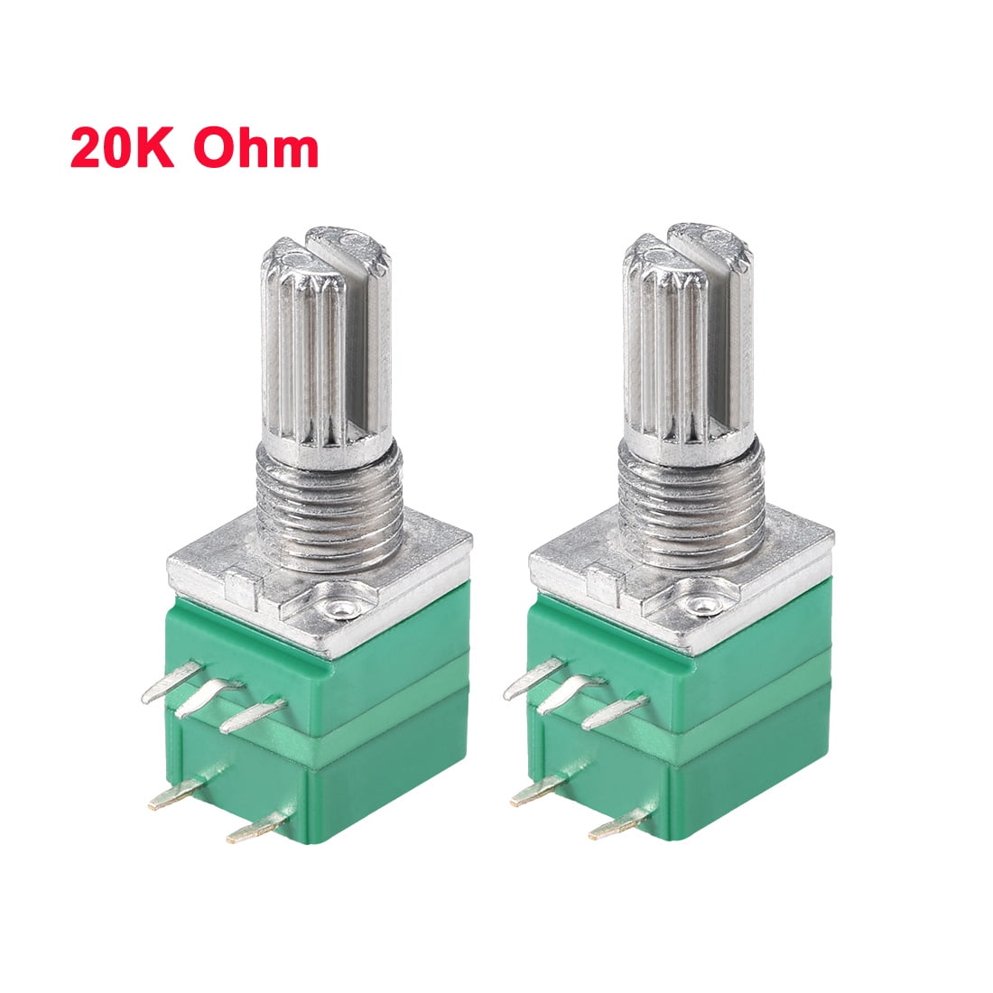 IRC Potentiometers ALPS RK27 Dual 50K Potentiometer - Original Knurled ...