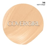 COVERGIRL Smoothers AquaSmooth Makeup Foundation Warm Beige 745, .4 oz ...