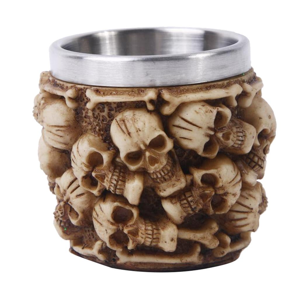 Click here for Elodie 3d Skull Beer Mug Stainless Tea Drinking Cu... prices