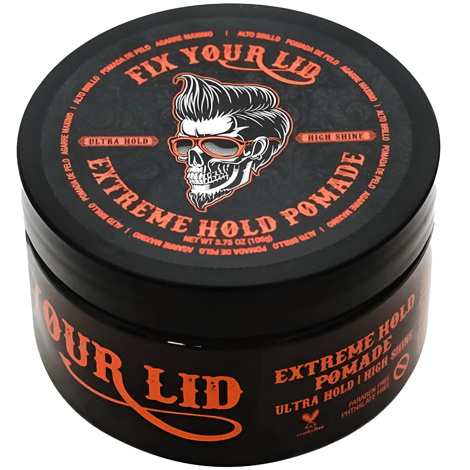 Fix Your Lid Pomada de fijación extrema para hombres - Pomada a base de ...