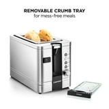 Chefman 2-Slice Digital Pop-Up Toaster, Stainless Steel, Bagel Sized ...