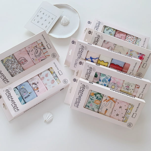 Ropa interior para niñas, clase A, deshuesada, de algodón puro, para ...