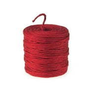 CleverDelights Red Jute Twine - 50 Yards - 2mm Diameter - Walmart.com