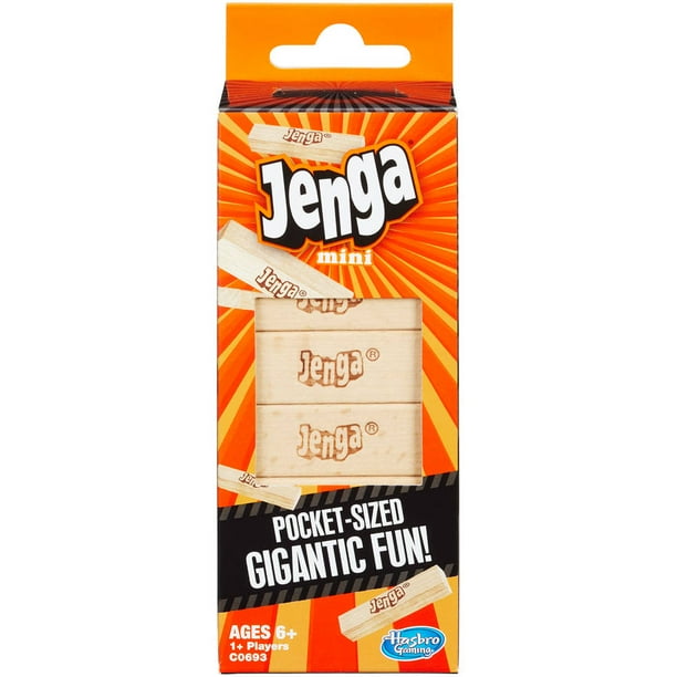 Jenga Mini Game, for Kids Ages 6 and up, for 1 or More Players, Mini ...