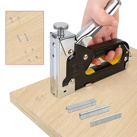 SHTUUYINGG 3-in-1 Manual Nail Gun Wood Tacker Stapler Upholstery ...