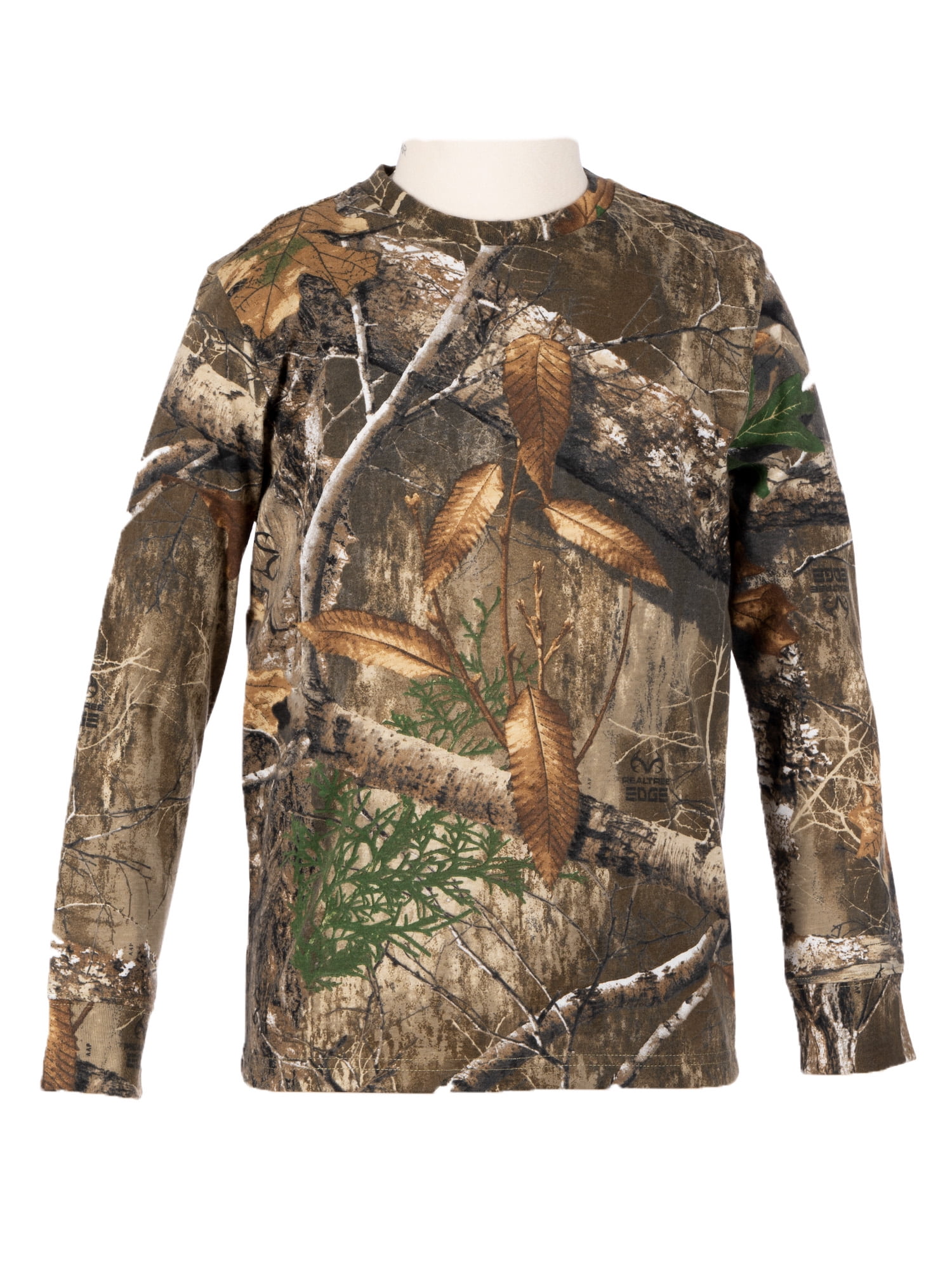 Kid's and Youth's Long Sleeve Camo Tee Scent Control Cotton Shirt by ...