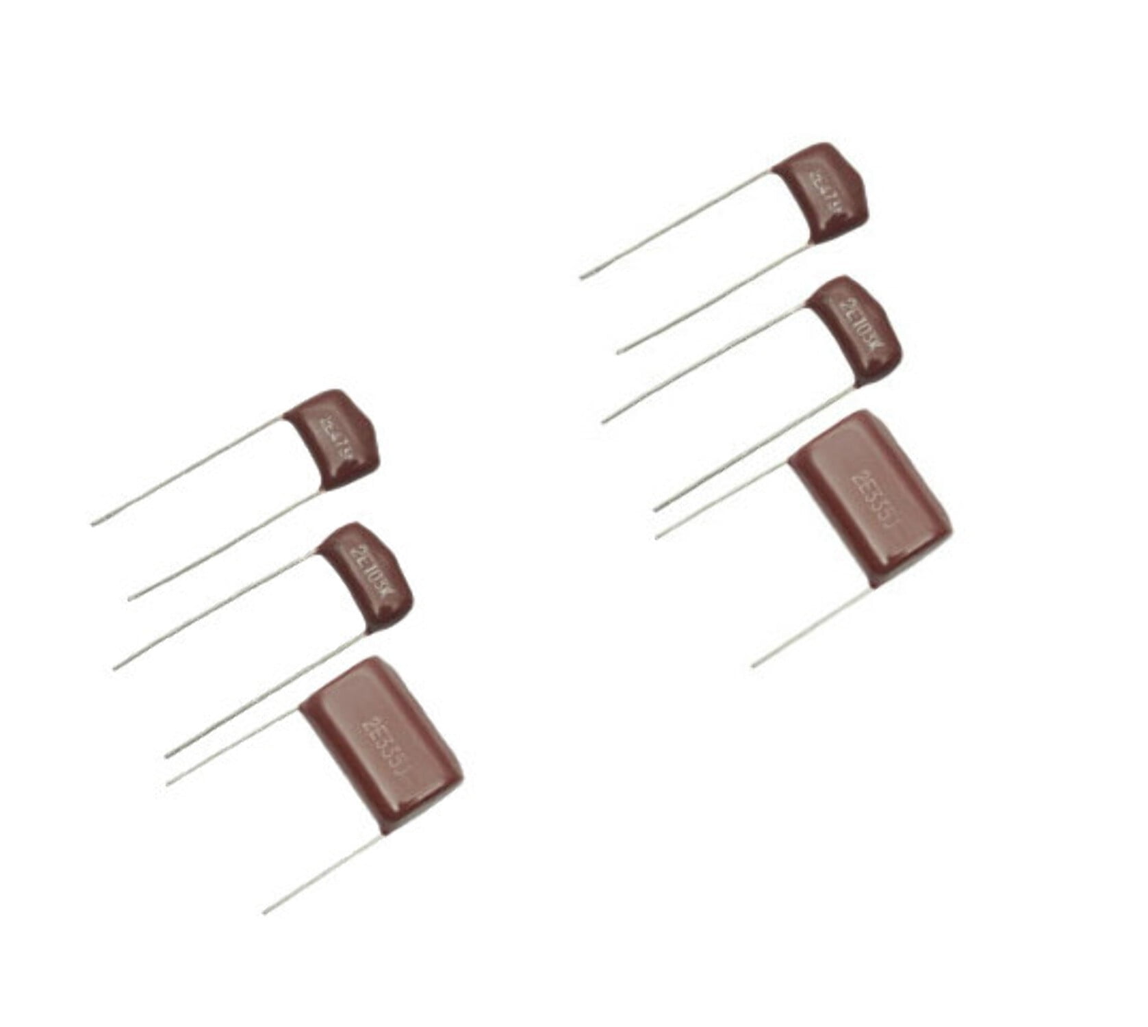 Steren 0.1uF 400V metalized Polyester Capacitor - 2 Pack - Walmart.com