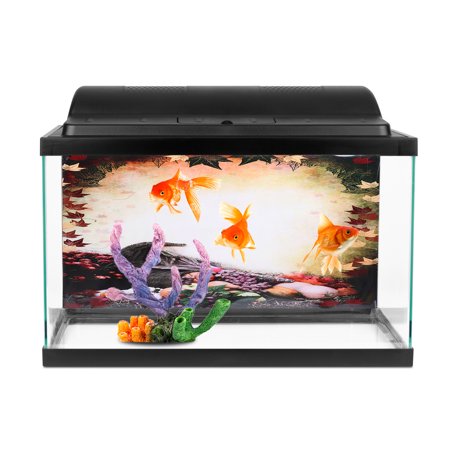 Fish Tank Decoration,PVC Adhesive Fruits and Aquarium Background Poster ...