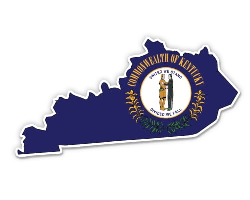 Kentucky State Flag Native Local - 8" Vinyl Sticker - For Car Laptop I ...