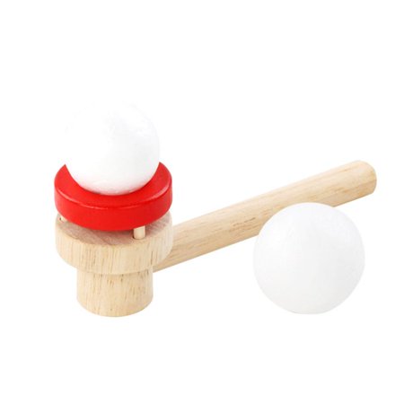 Wooden Suspended Ball Blower, Float Game Blowing Outdoor Toys Funny ...