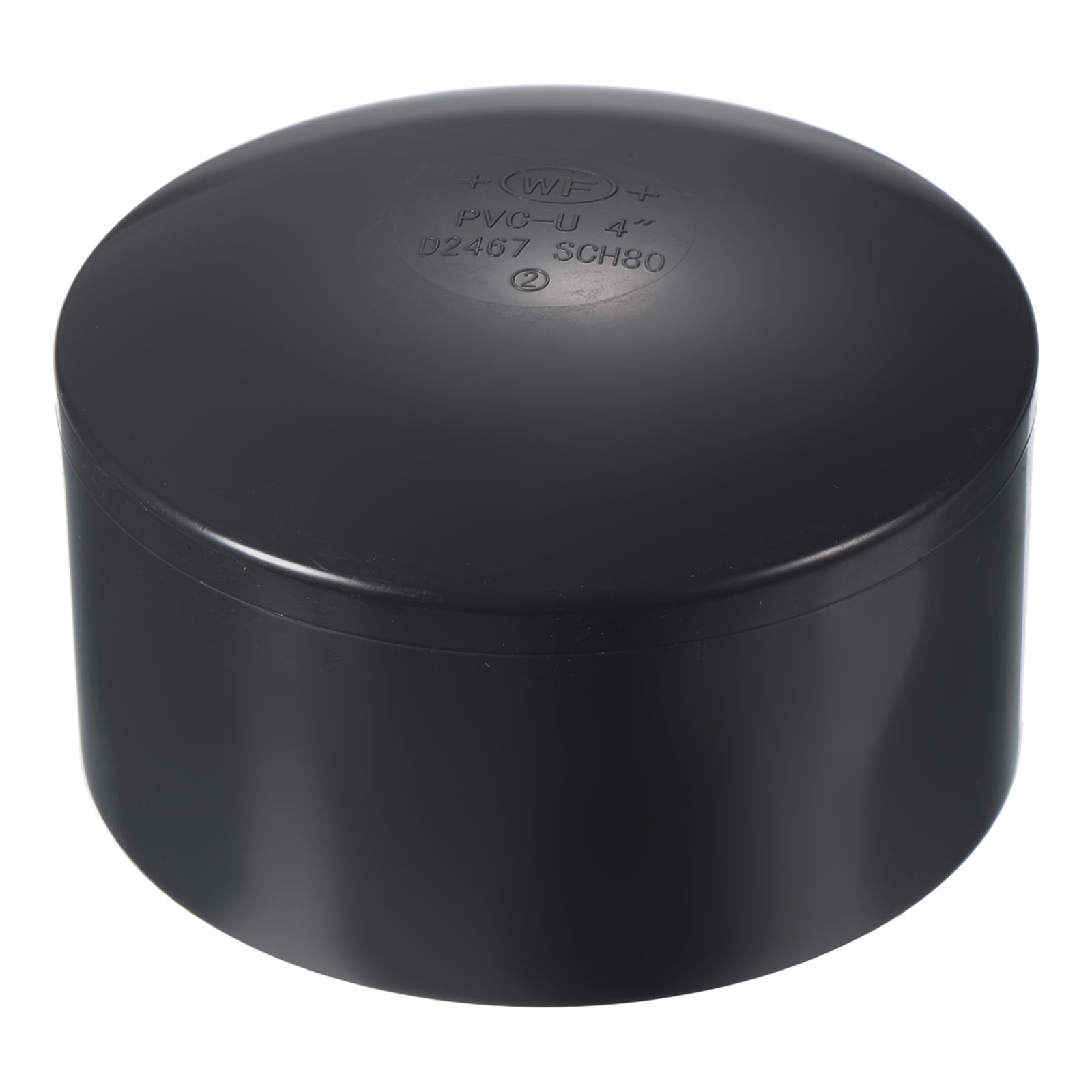 Uxcell 4" UPVC Pipe End Cap Fitting, Plug Socket Adapter Smooth Finish ...