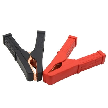 Unique Bargains 4pcs 100A Plastic Insulated Alligator Clip Battery ...