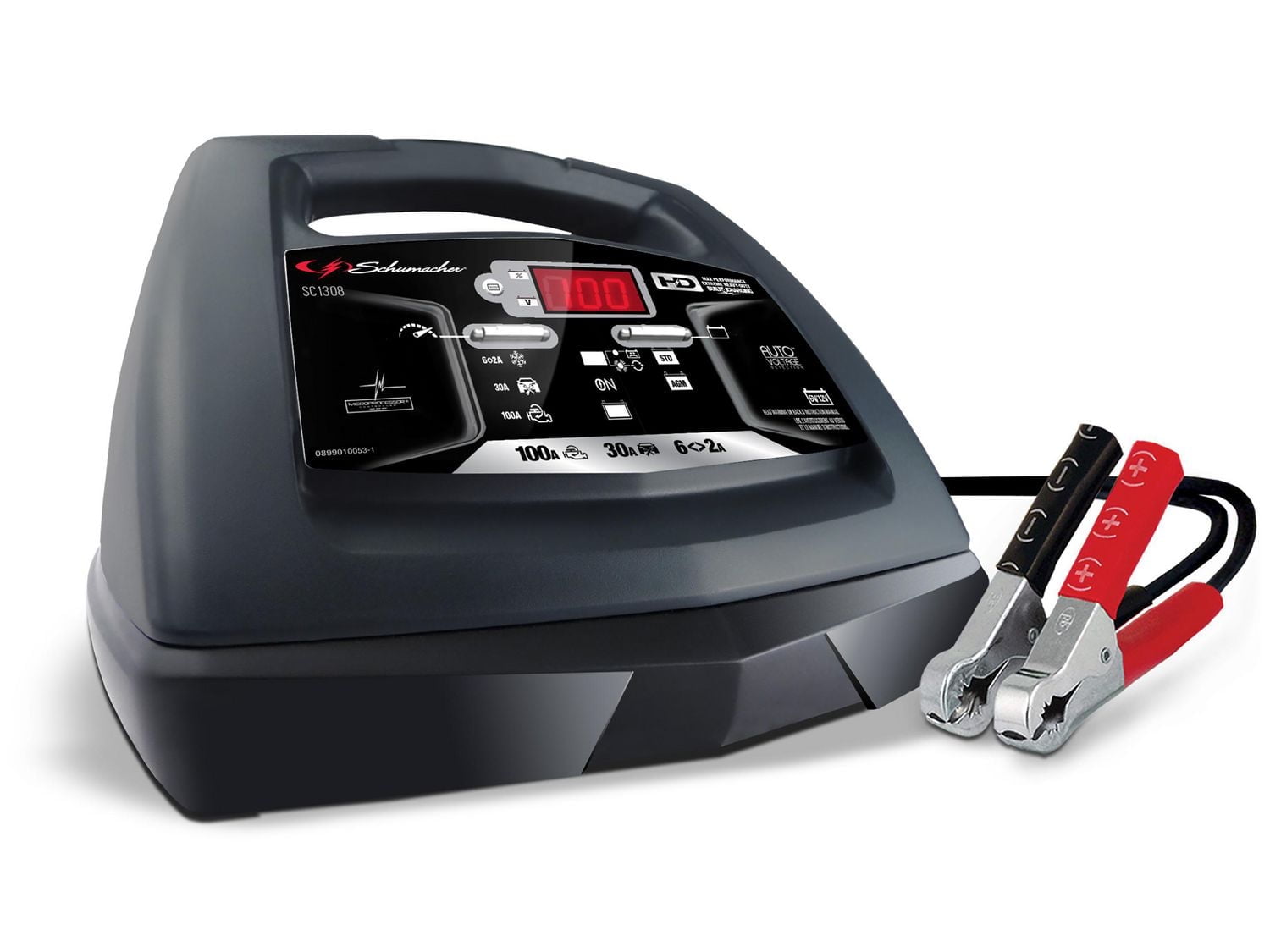 Schumacher 100 Cranking Amp 6-Volt/12-Volt Fully Automatic Automotive ...