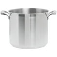 Browne Foodservice Thermalloy Stainless Steel Deep Stock Pot | 12 Qt ...