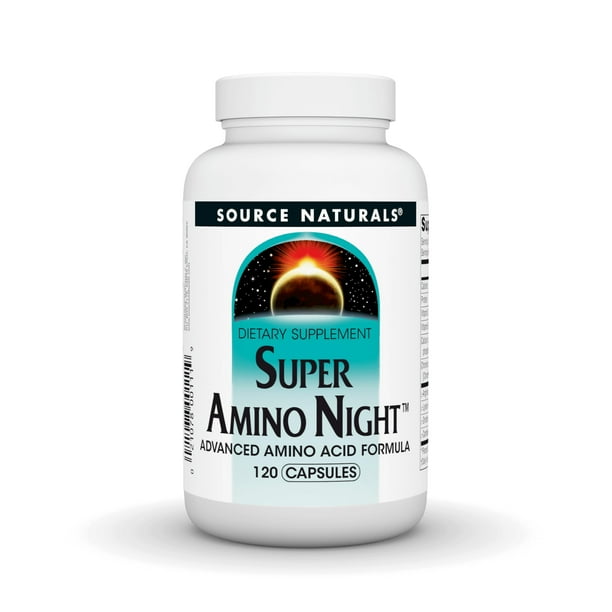 Supplement Source Naturals Super Amino Night 120 cápsulas | Bodega ...