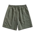 DailyTrove Men's Quick Dry Swim Trunks, Elastic Waist Board Shorts with ...