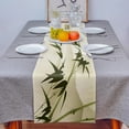 Art Bamboo Branch Pavilion Table Runner Kitchen r Tablecloth Placemat ...