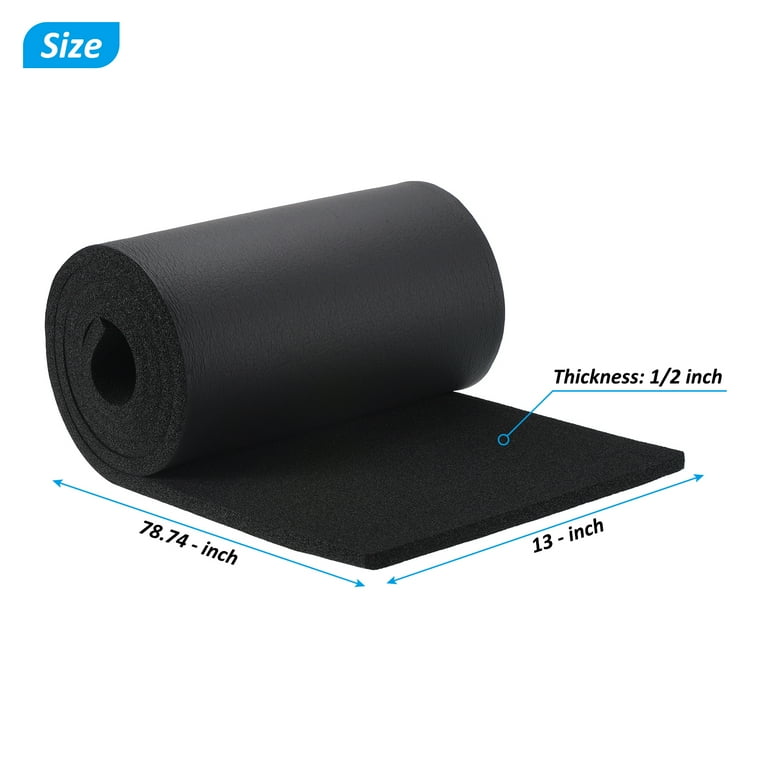 Closed Cell Sponge Foam Sheet Roll, 1/4 T X W X 78L Non, 45% OFF