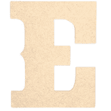 Krafty Supply 2" Tall Western Block - MDF Letter E | 1/4" Thick ...