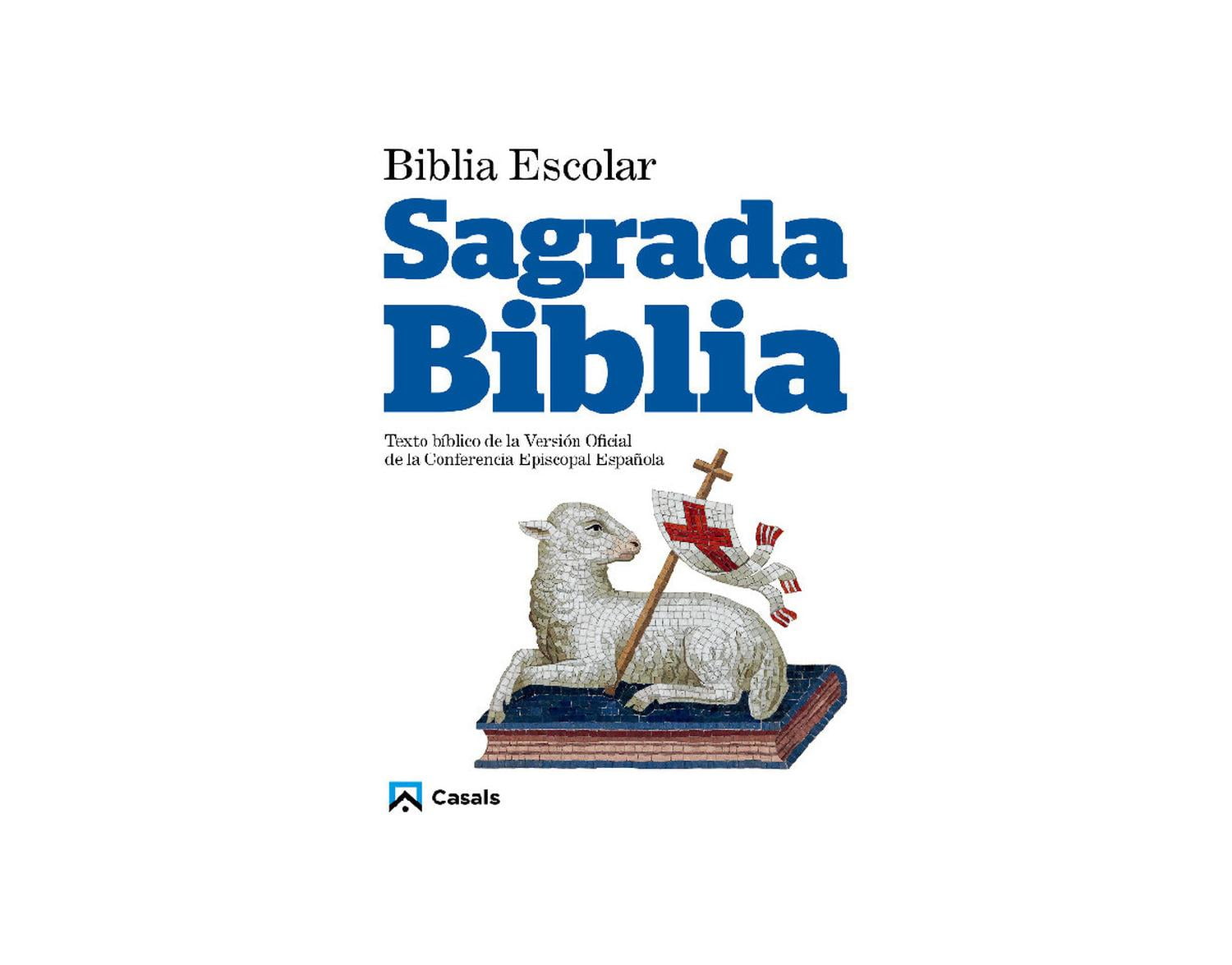 SAGRADA BIBLIA: BIBLIA ESCOLAR COMBEL 9788421850671 | Walmart en línea