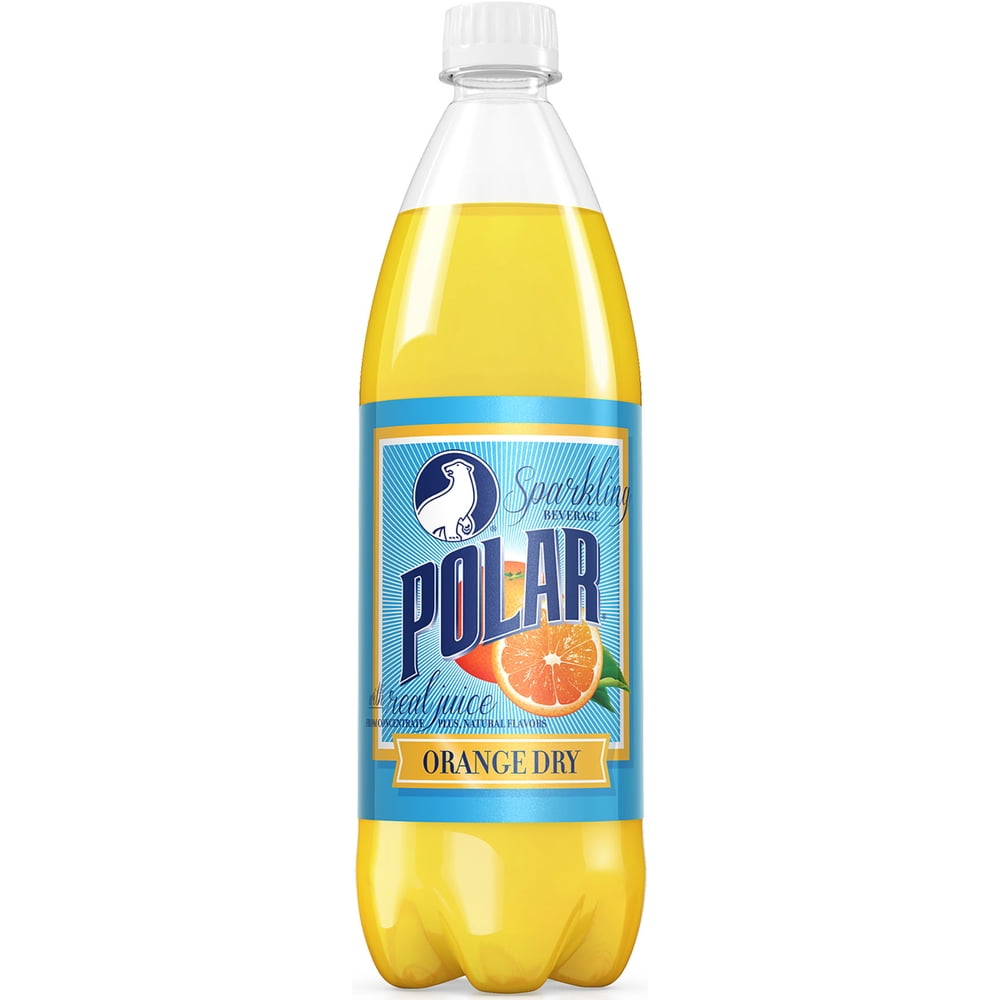 Polar Dry Soda, Orange, 33.8 Fl Oz - Walmart.com - Walmart.com
