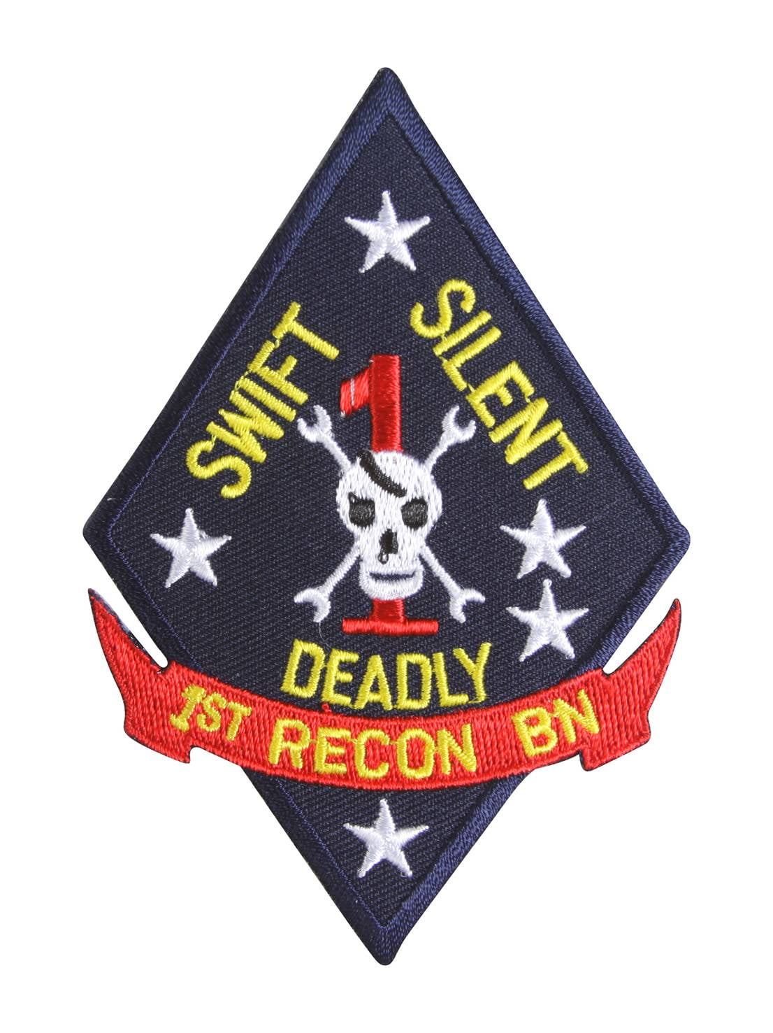 United States Marine Corps 1st Recon Battalion Insignia Patch - Walmart ...