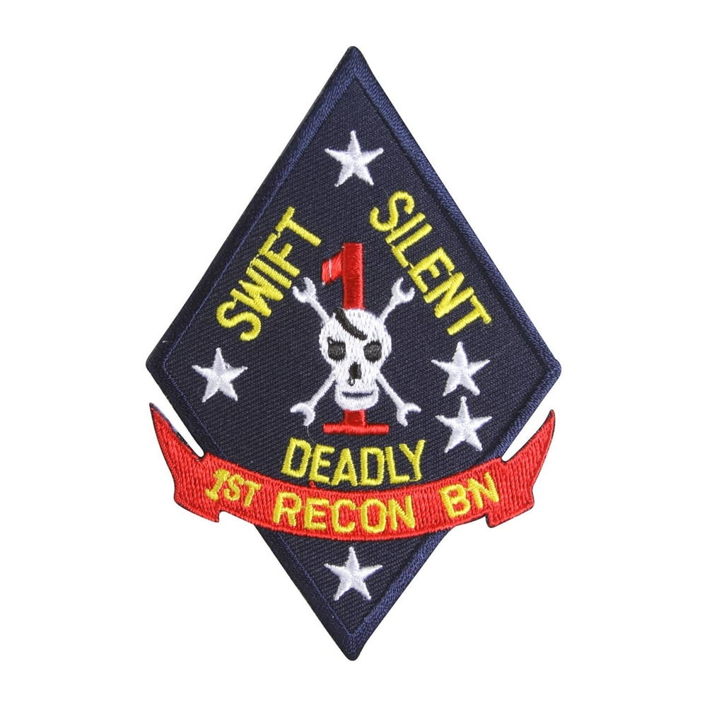 United States Marine Corps 1st Recon Battalion Insignia Patch - Walmart ...