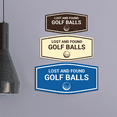 Fancy Lost And Found Golf Balls Sign (Black) - Large - Walmart.com