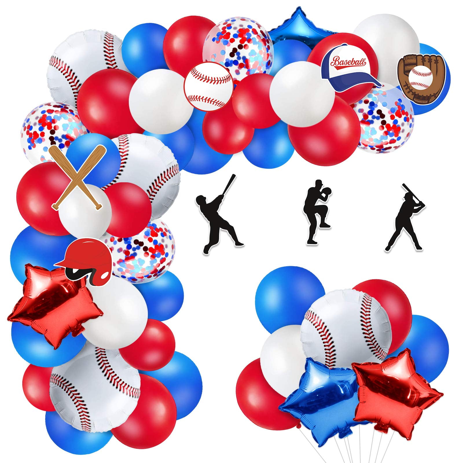 Red White And Blue Balloon Images Clipart