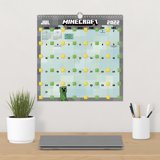 2022-2023 Minecraft Academic Spiral Wall Calendar (July 2022 - June ...